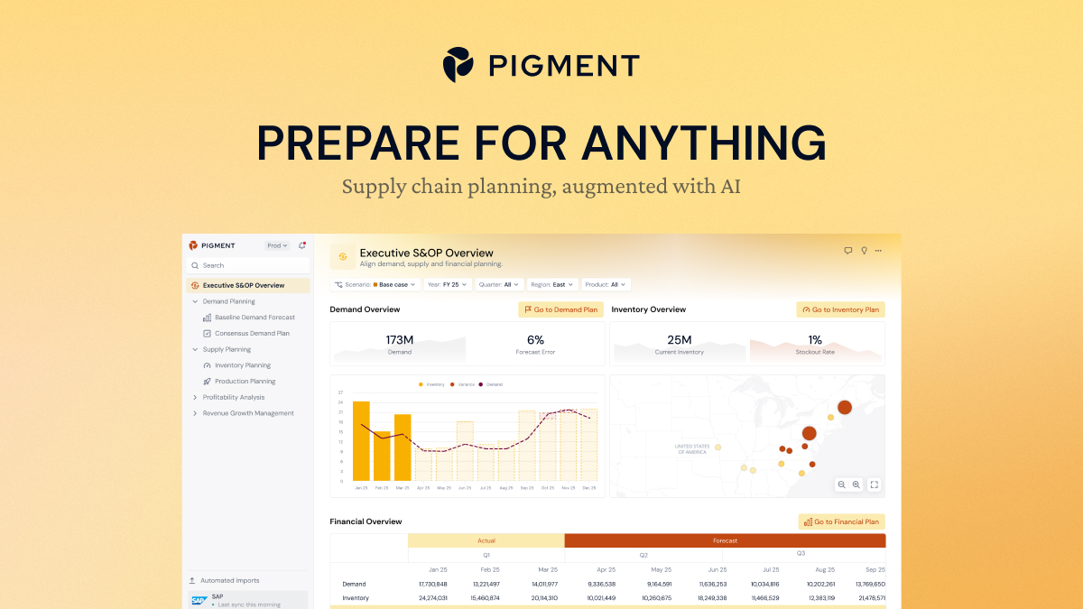 Sales & Operations Planning | S&OP Software | Pigment